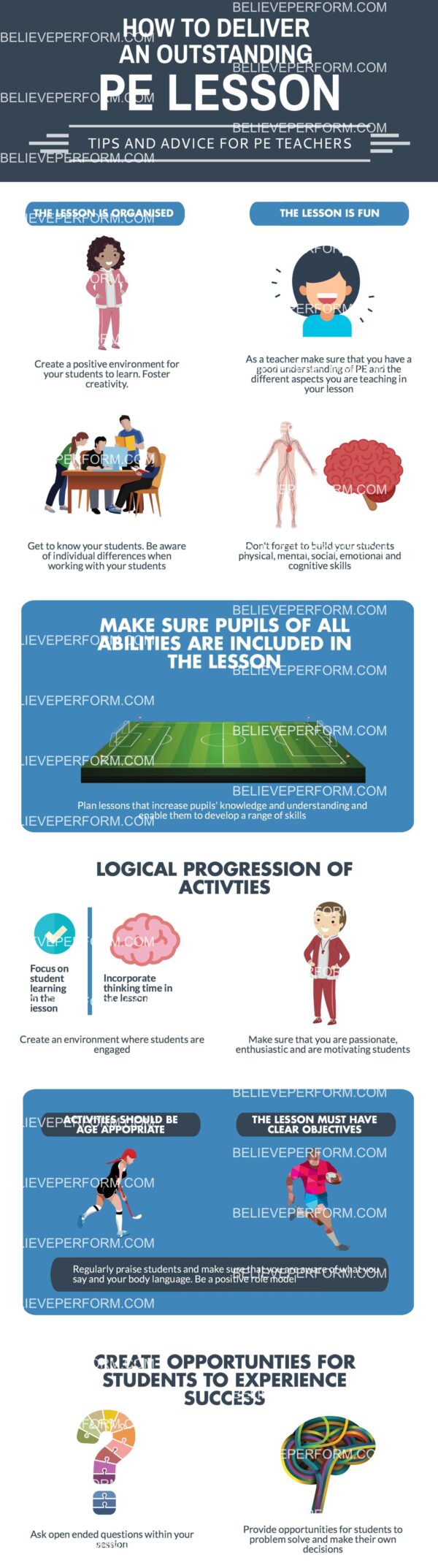 How to deliver an outstanding PE lesson - BelievePerform - The UK's ...