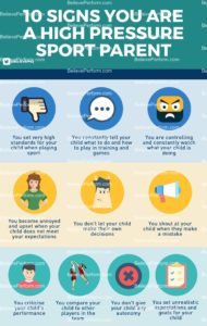 10 signs you are a high pressure sport parent - BelievePerform - The UK's leading Sports ...