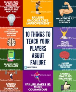 10 things to teach athletes about failure - BelievePerform - The UK's ...