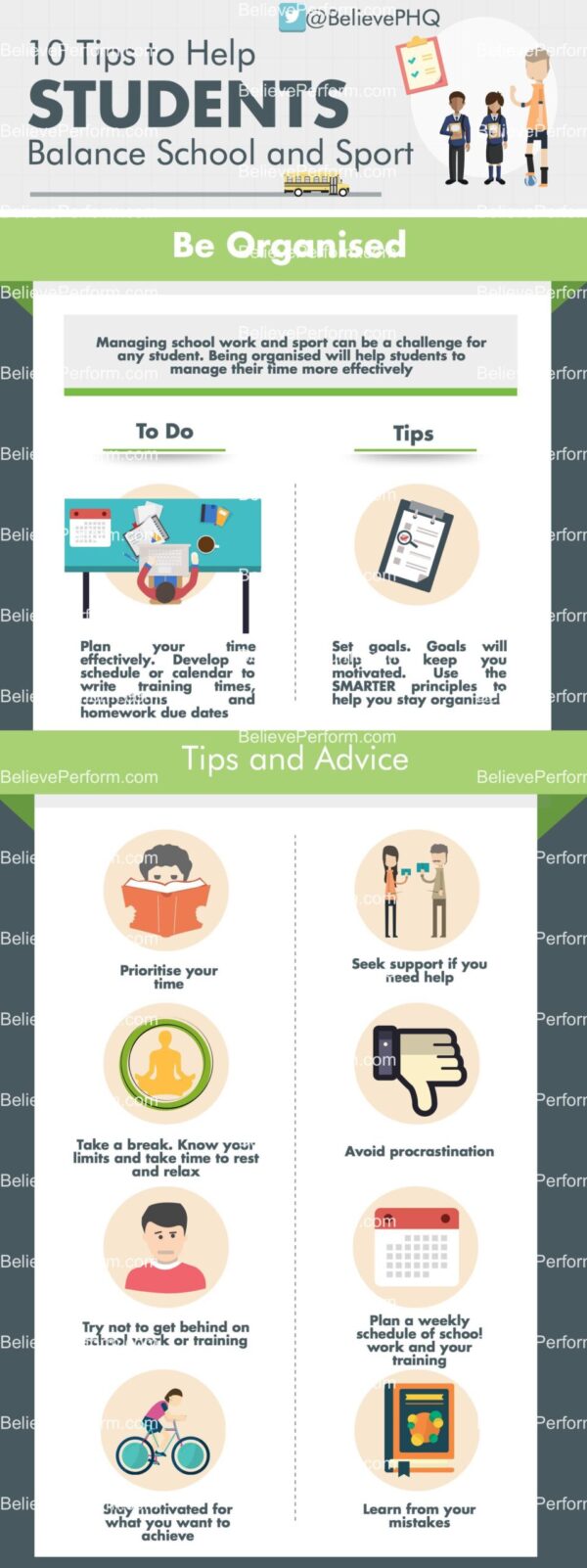 10 tips to help students balance school and sport - BelievePerform ...