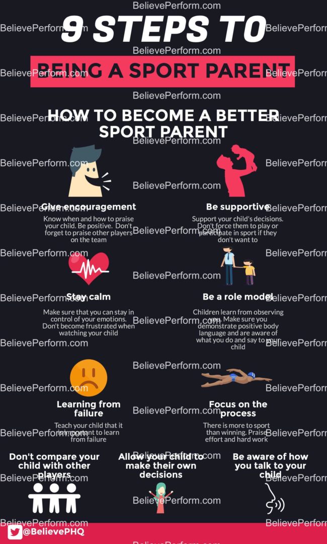 9 steps to being a sport parent - BelievePerform - The UK's leading Sports Psychology Website