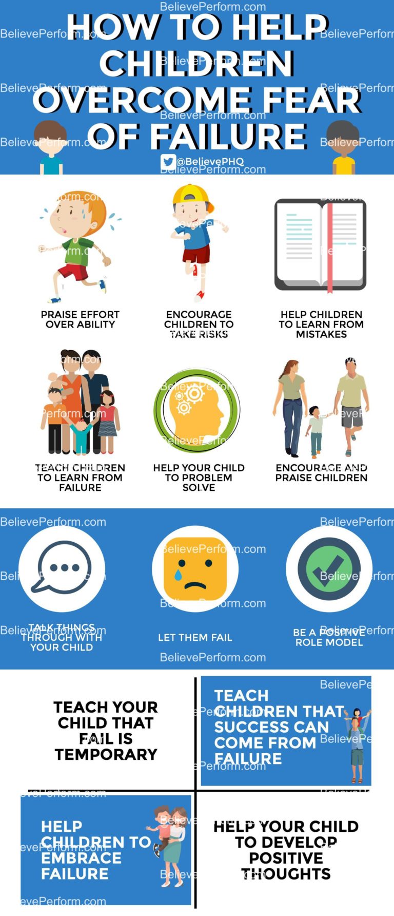 How to help children overcome a fear of failure - BelievePerform - The ...