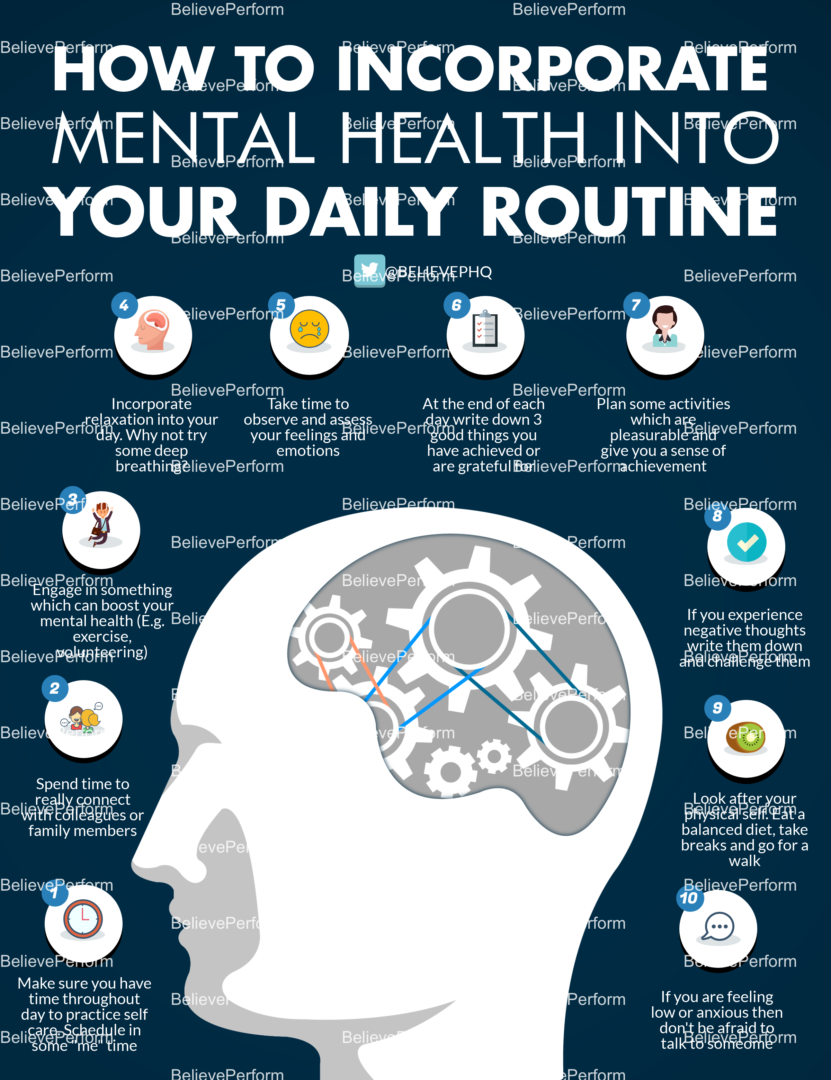 How to incorporate mental health into your daily routine ...