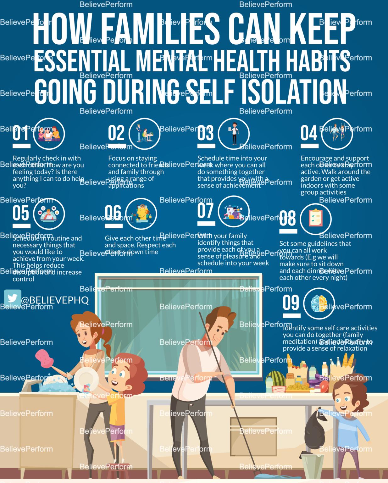 How families can keep essential mental health habits going during self ...