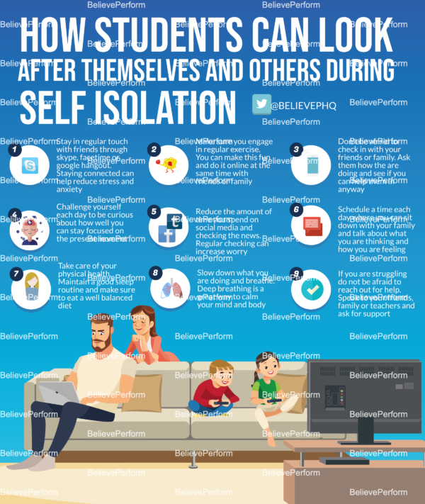 How students can look after themselves and others during self isolation ...