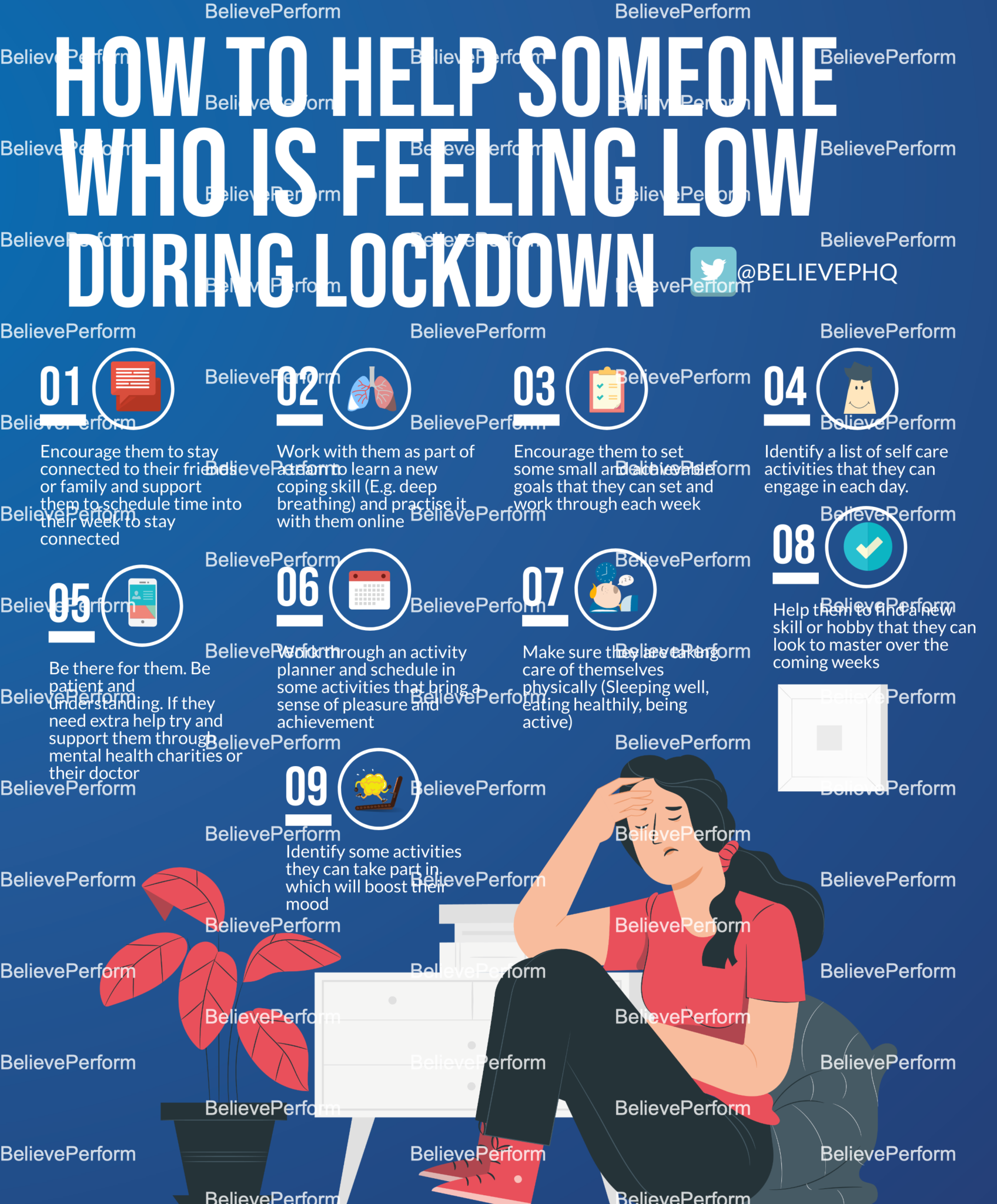 How to help someone who is feeling low during lockdown - BelievePerform ...