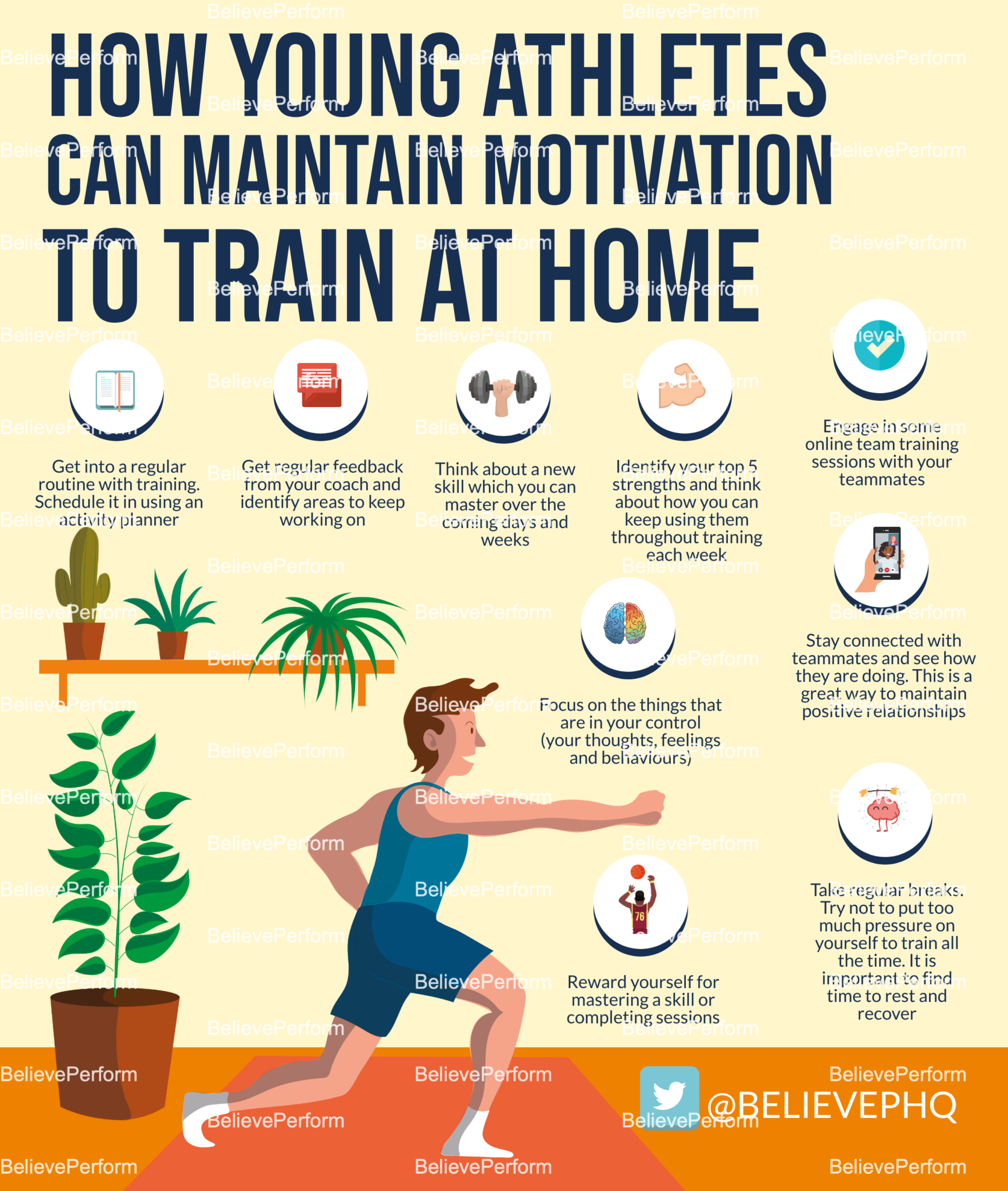 How young athletes can maintain motivation to train at home ...