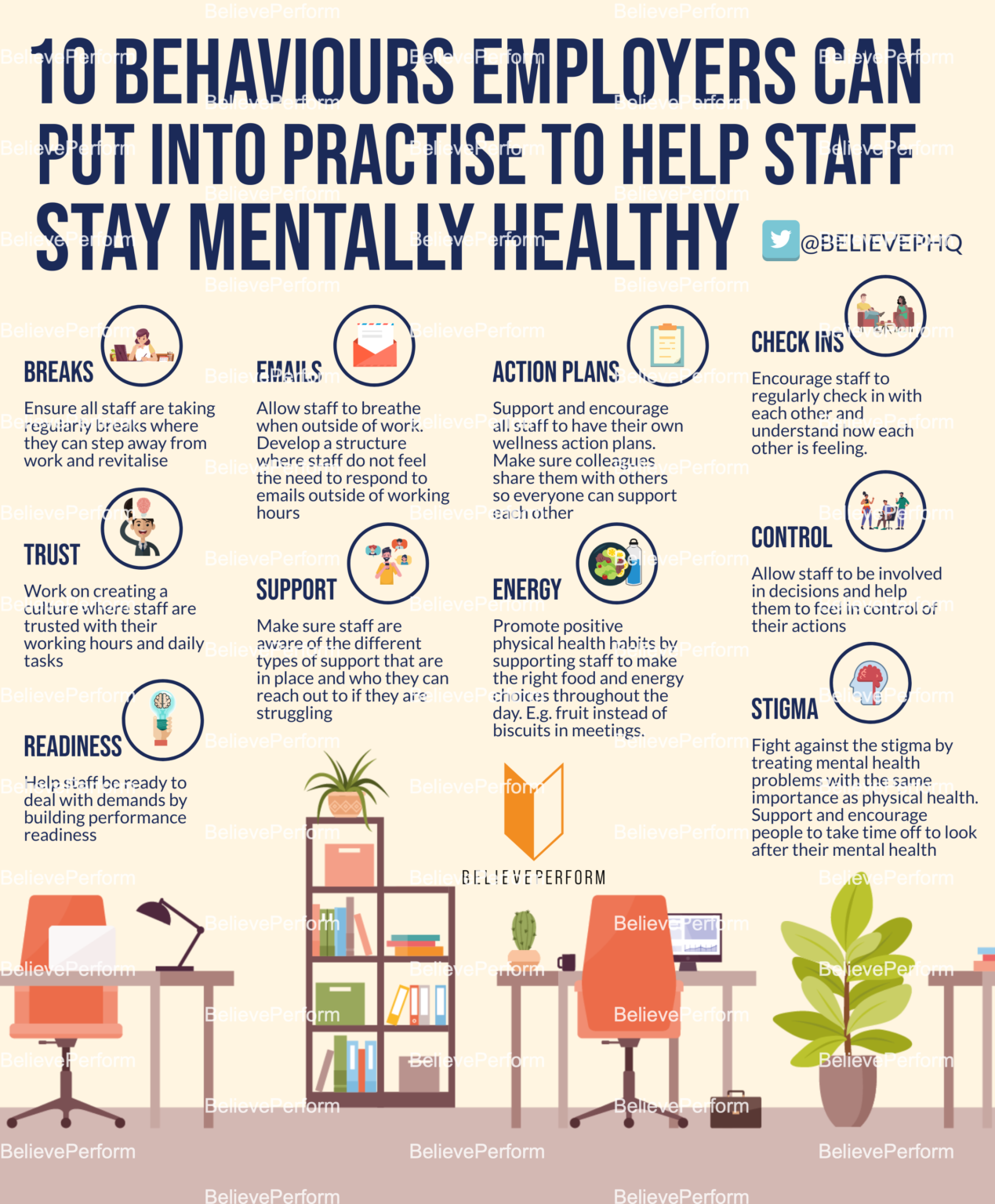 10 behaviours employers can put into practise to help staff stay ...
